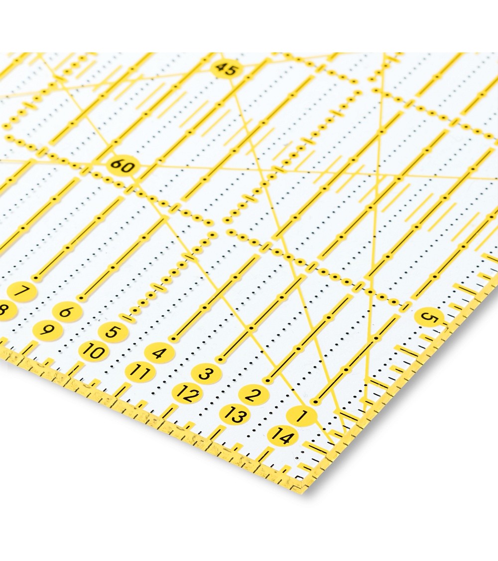 Règle universelle Omnigrid Basix, 15 X 30 cm. Manipulation sûre des ...